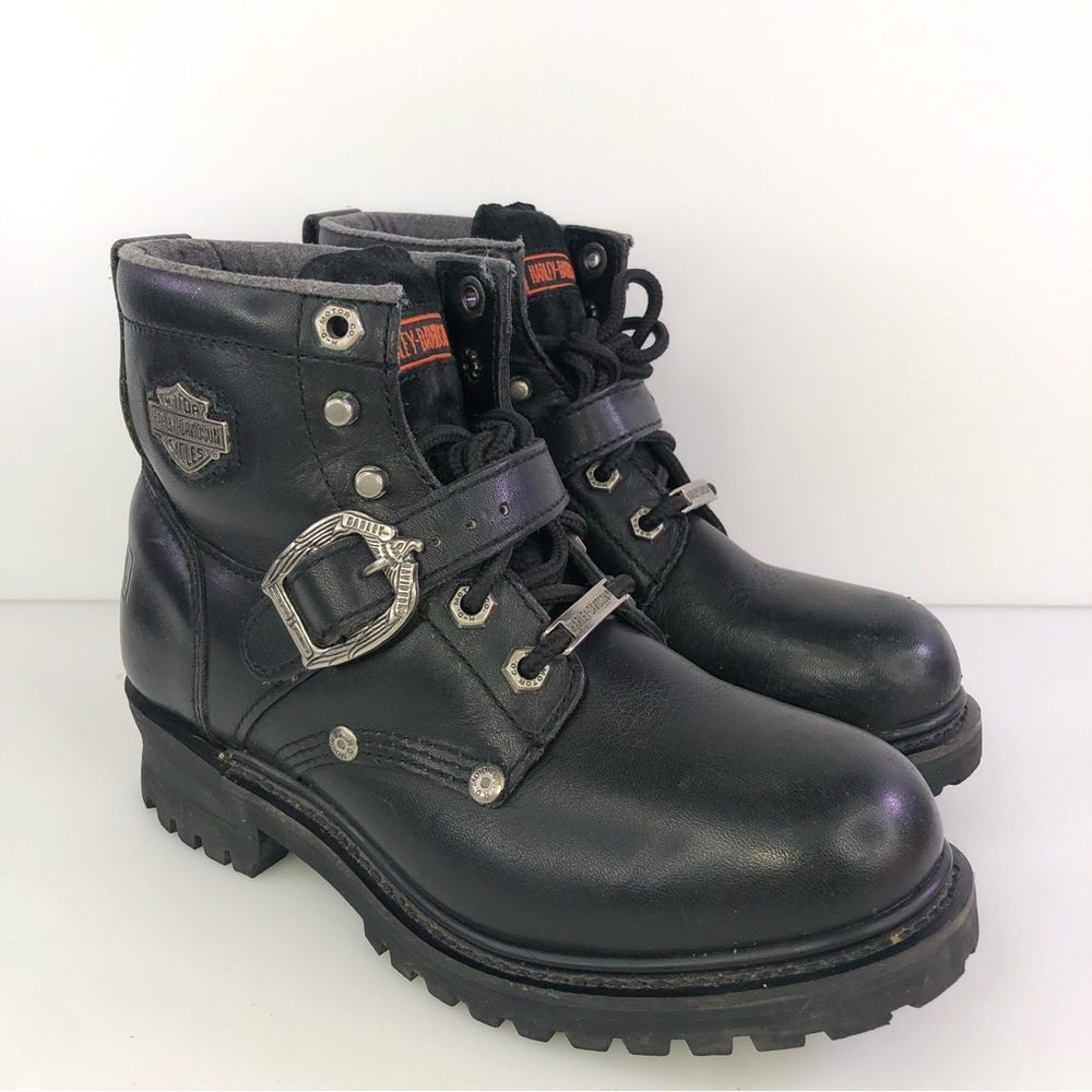 Harley Davidson Faded Glory Motorcycle Riding Boots 8… - Gem